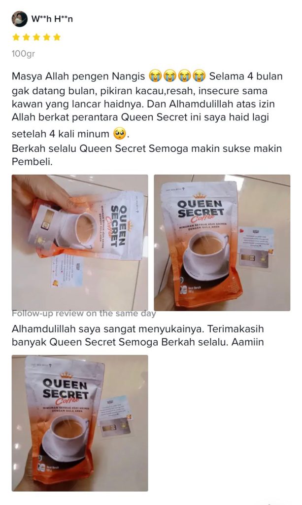 Queen Secret Coffee – Solusi Masalah Kewanitaan
